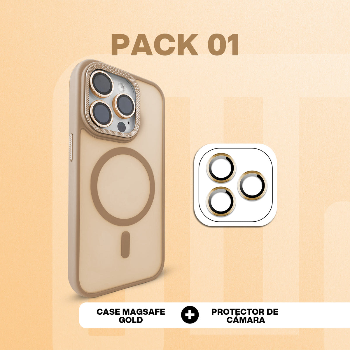 Case MagSafe Mate Gold– matteotec